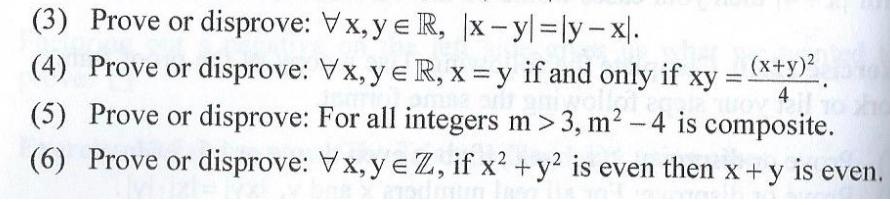 Solved X (3) Prove or disprove: Vx,y eR, X - yl=ly-xl. (4) | Chegg.com Solved X (3) Prove or disprove: Vx,y eR, X - yl=ly-xl. (4) | Chegg.com