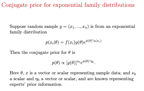 the natural parameter" of the exponential family is | Chegg.com