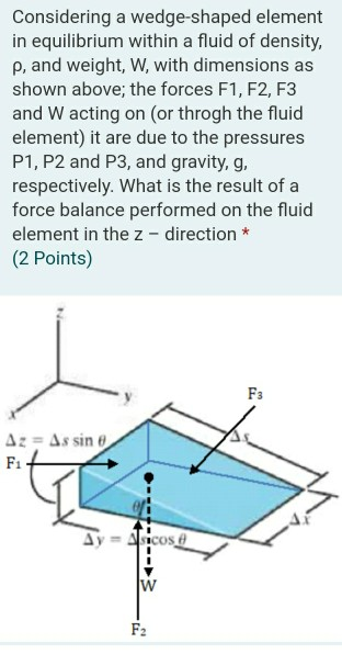 Solved Considering a wedge-shaped element in equilibrium | Chegg.com