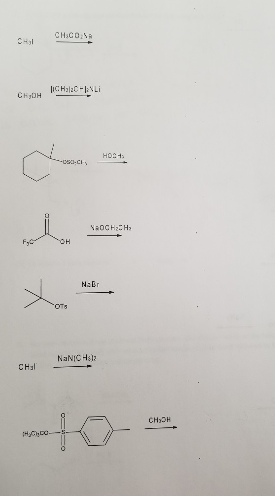 Solved 5. For each reaction, draw the most likely product, | Chegg.com