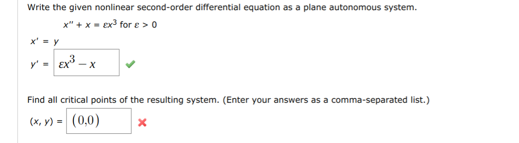 Solved Write the given nonlinear second-order differential | Chegg.com