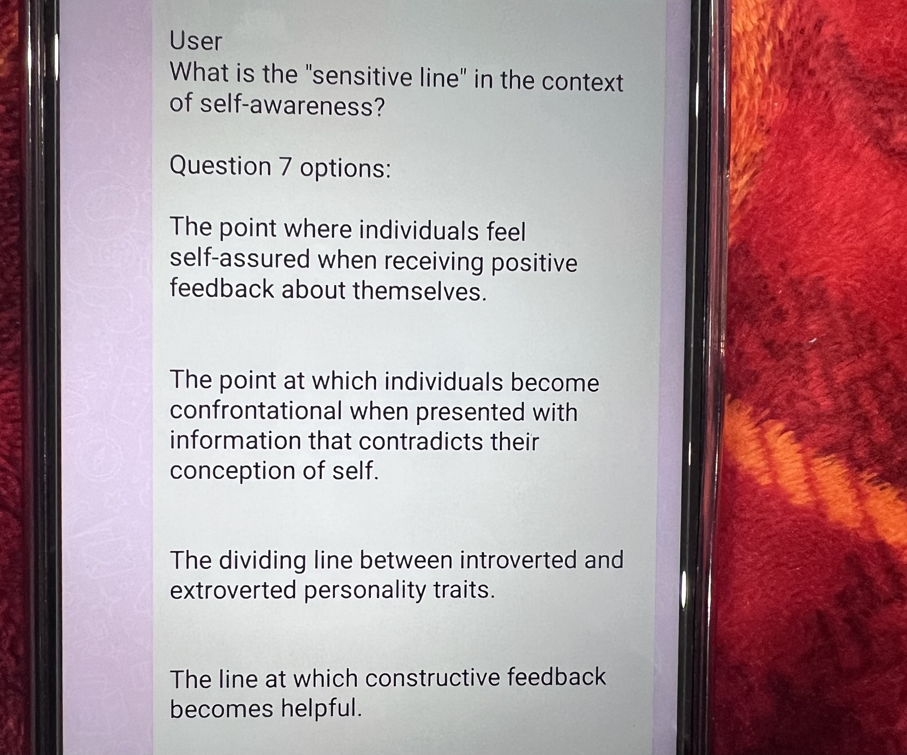 Solved UserWhat is the "sensitive line" in the contextof | Chegg.com