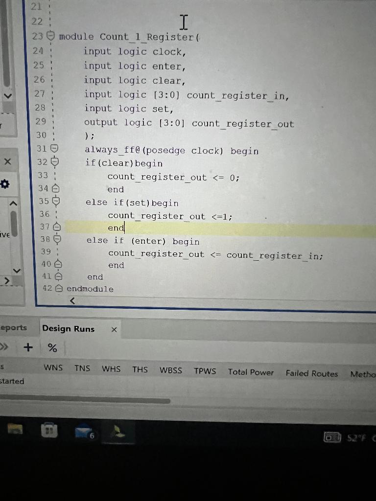 Solved 1. I am supposed to create a register. does this look | Chegg.com