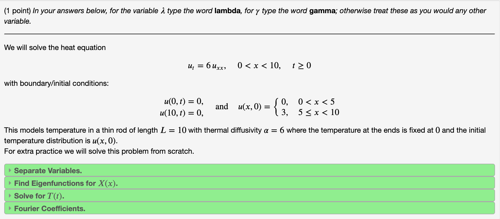 Solved 1 Point In Your Answers Below For The Variable 
