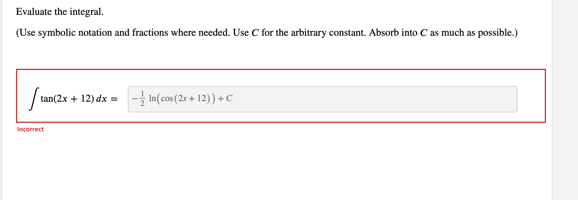 Evaluate the integral. (Use symbolic notation and | Chegg.com