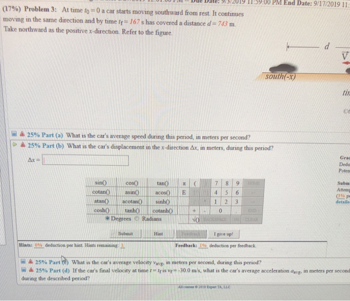 Solved Class Management | Help one-dimensional kinematics | Chegg.com