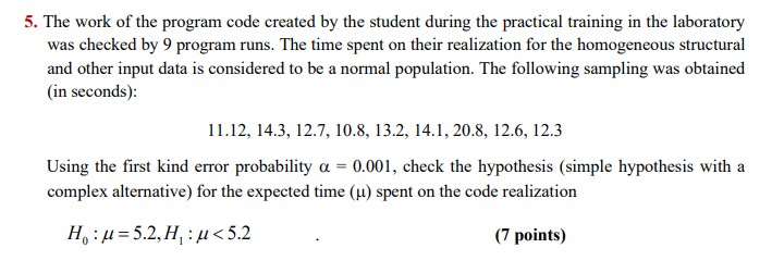Solved 5. The work of the program code created by the | Chegg.com