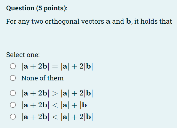 Solved Question (5 points): The distance from the point | Chegg.com