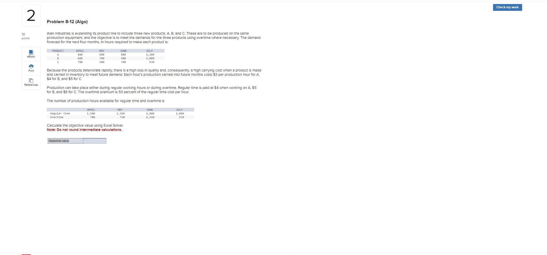 Alan Industries is expanding its product line to | Chegg.com
