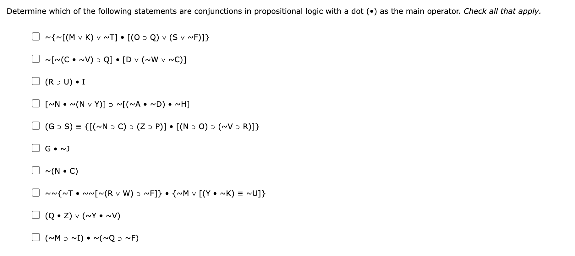 Solved A conjunction is a statement that claims two | Chegg.com