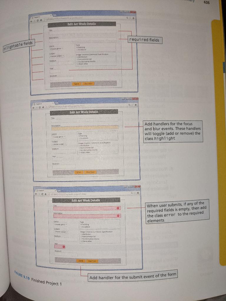 Solved Follow the steps listed for Project 1 (Chapter 9) on | Chegg.com