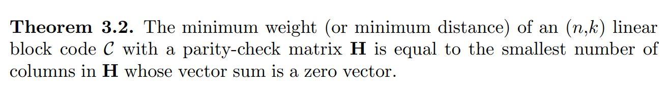 Solved 3.5 Prove Theorem 3.2. Theorem 3.2. The minimum | Chegg.com