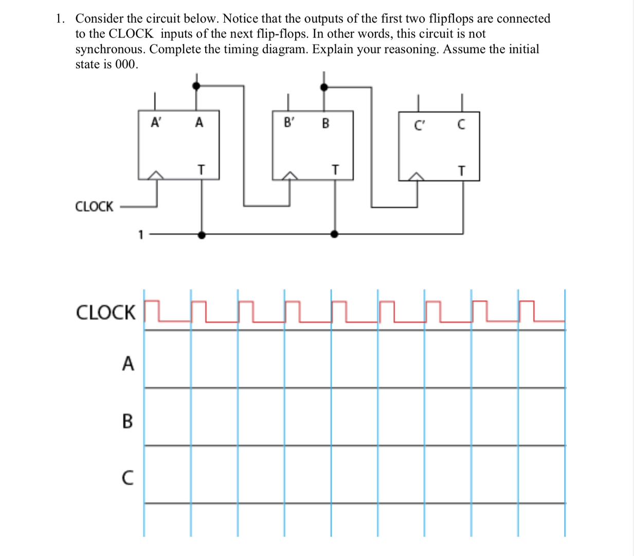 Solved 1. Consider the circuit below. Notice that the | Chegg.com