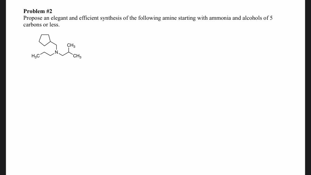 Solved Problem #2 Propose an elegant and efficient synthesis | Chegg.com
