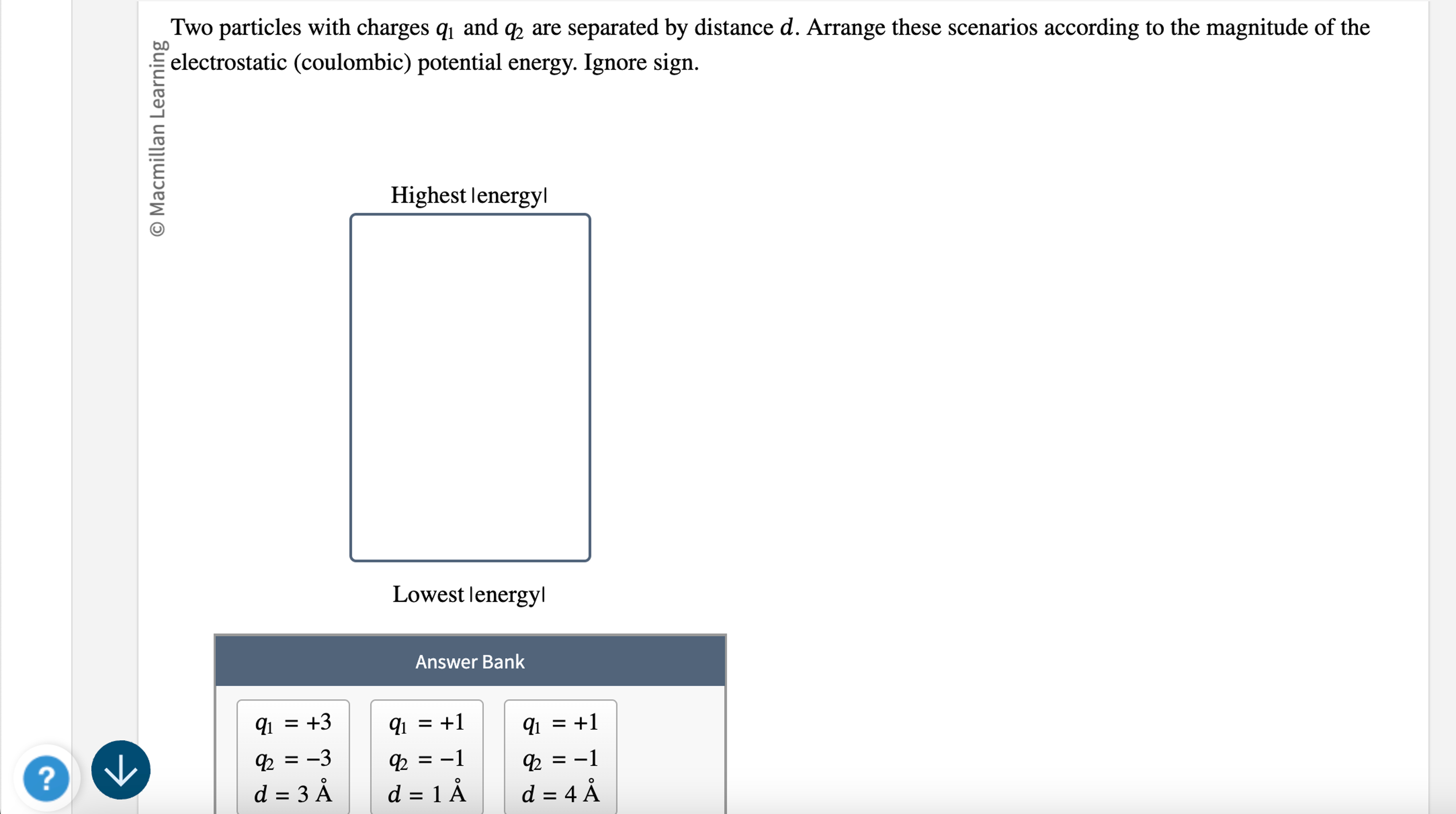Solved Two particles with charges q1 ﻿and q2 ﻿are separated | Chegg.com