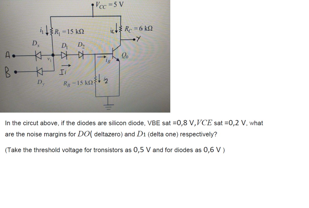 Solved In the circut above, if the diodes are silicon diode, | Chegg.com
