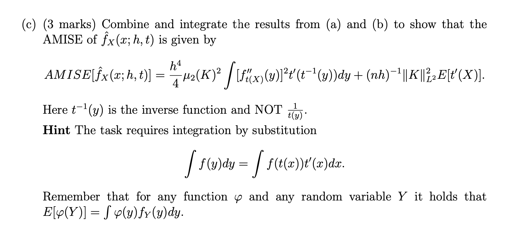 Problem 2 Transformation kernel density estimation | Chegg.com