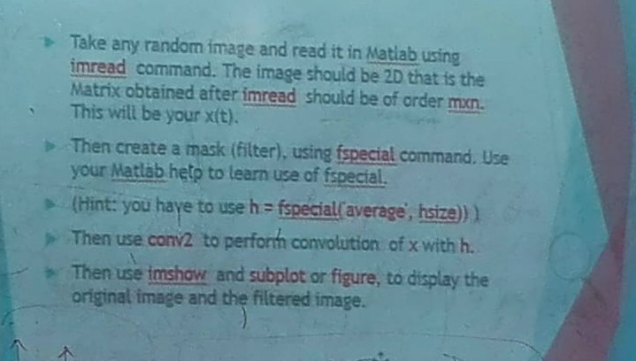 Solved Take any random image and read it in Matiab using | Chegg.com