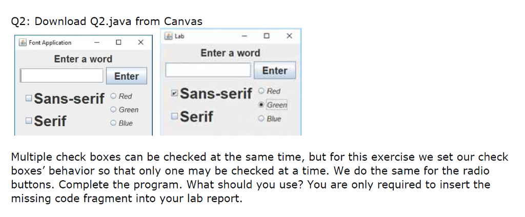 Solved Simple java questions Q2.java: import | Chegg.com