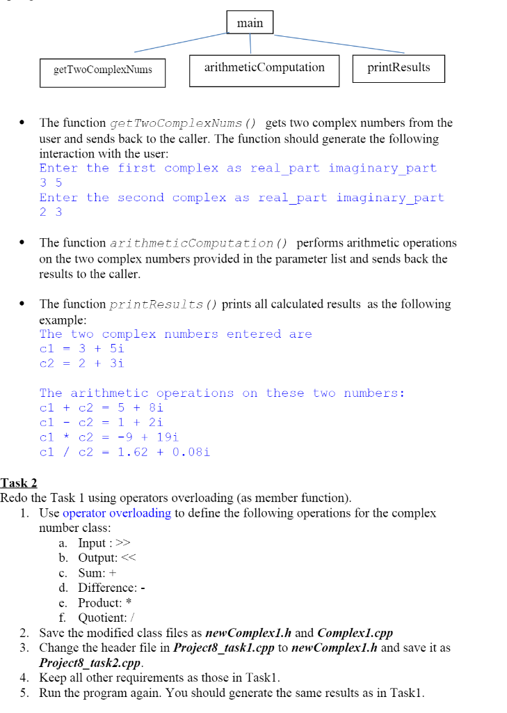 Solved Problem Description: Declare and define a class for a | Chegg.com