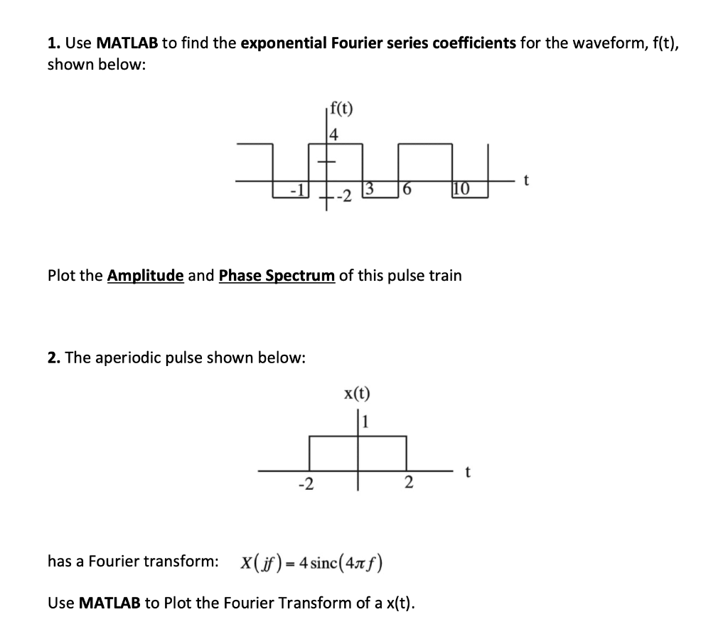 Solved Det er med at finde 1. Use MATLAB to find the | Chegg.com
