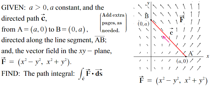 Solved GIVEN: a>0,a constant, and the | Chegg.com