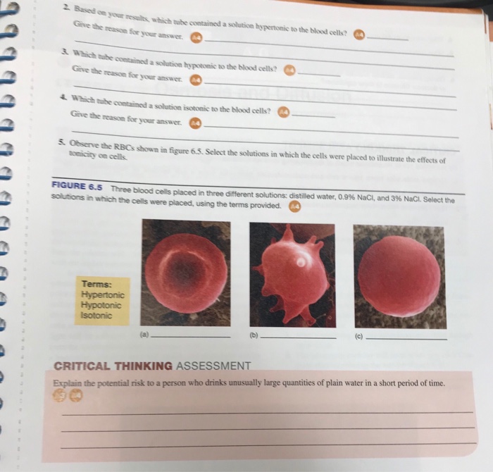 Solved PART C: Assessments Complete the following 1. In the | Chegg.com