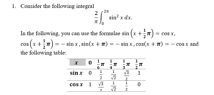 Solved Find the value of the definite integral by the | Chegg.com