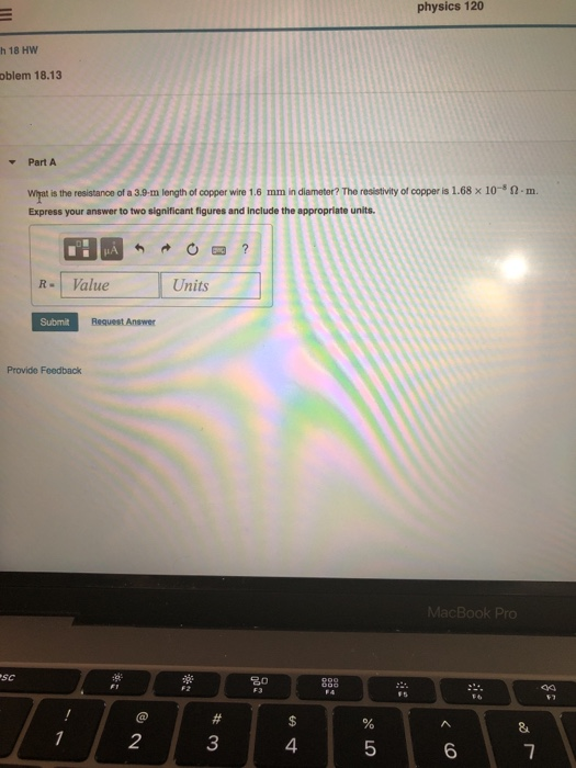 Solved physics 120 h 18 HW oblem 18.13 Part Wijat is the | Chegg.com Solved physics 120 h 18 HW oblem 18.13 Part Wijat is the | Chegg.com