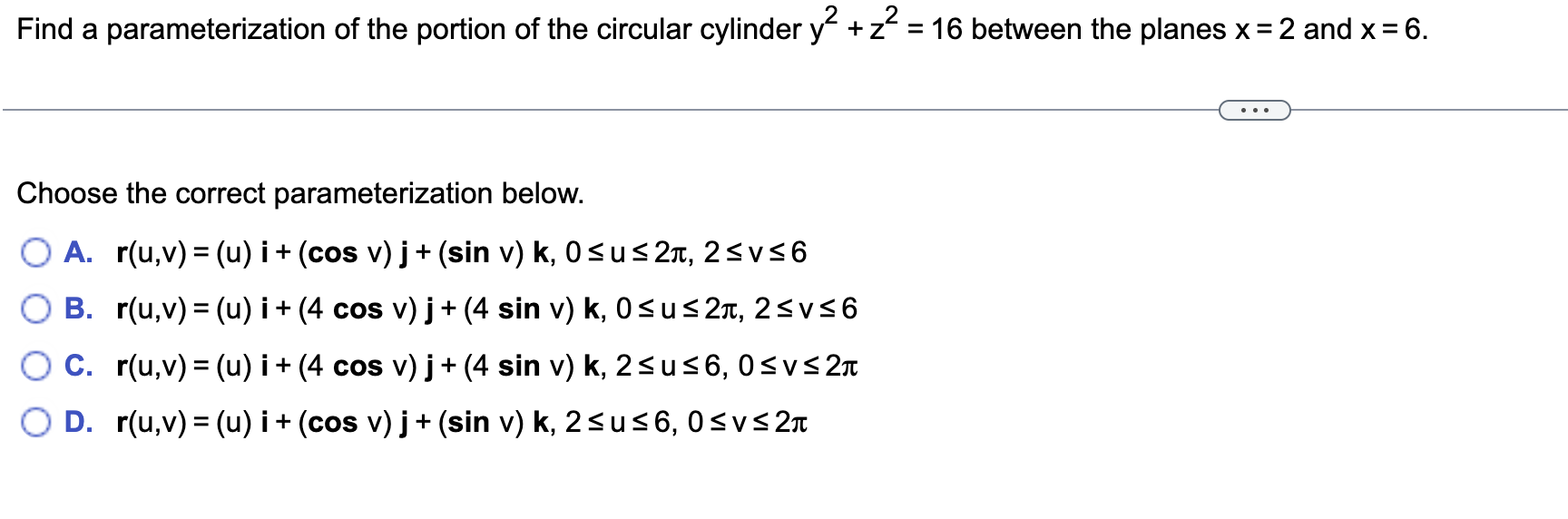 Solved Find a parameterization of the portion of the | Chegg.com