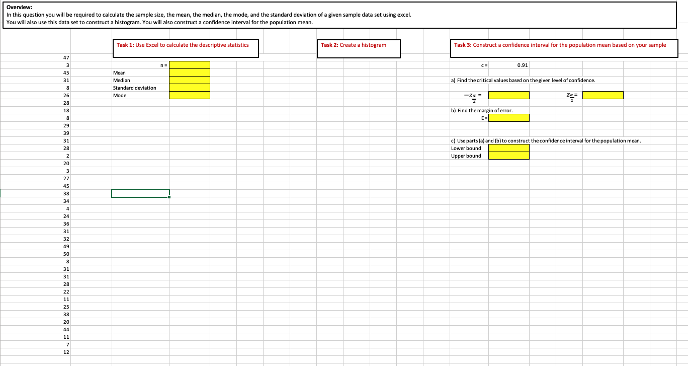Solved Overview: In this question you will be required to | Chegg.com