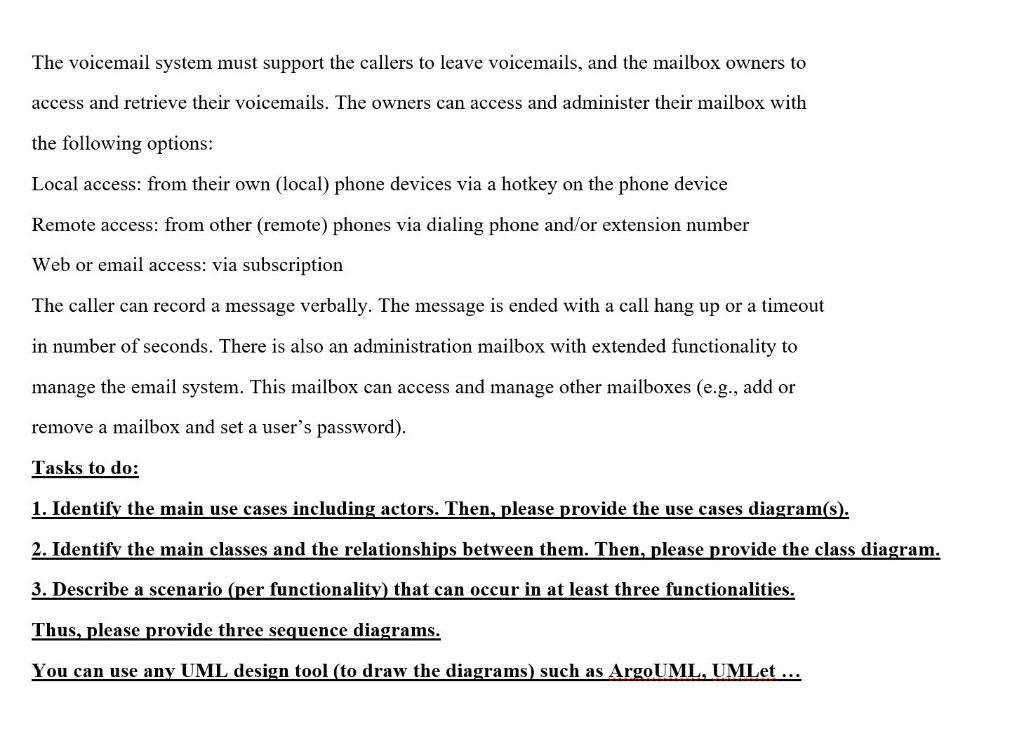 Solved Objective Practice Uml Design Use Case Class And 