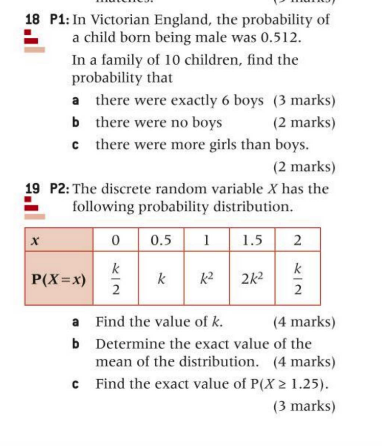 Solved 18 P1: In Victorian England, the probability of a | Chegg.com