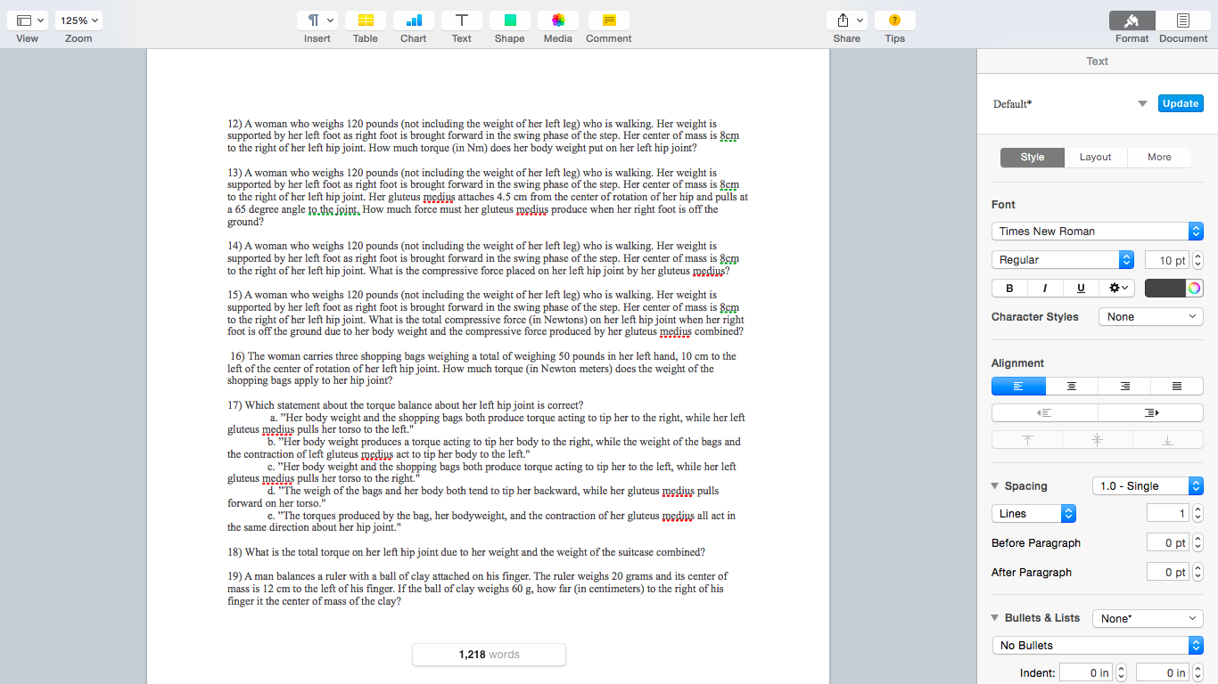 Solved D 125% Zoom View Insert Table Chart Text Shape Media | Chegg.com