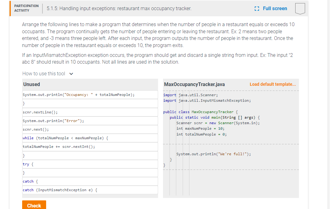 Solved Arrange the following lines to make a program that | Chegg.com