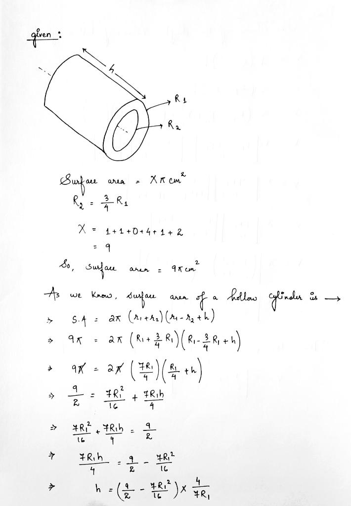 Solved Part 1 h The diagram on the side show a cross-section | Chegg.com