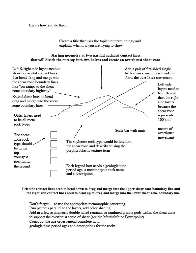 Solved GEY 100 Roadcut Cross-Section Assignments - | Chegg.com