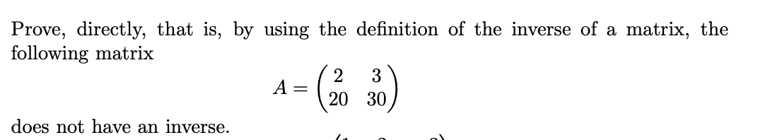 Solved Prove, directly, that is, by using the definition of | Chegg.com