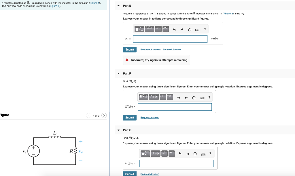 Solved A resistor, denoted as R, is added in series with the | Chegg.com