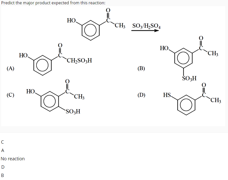Solved Predict the major product expected from this | Chegg.com