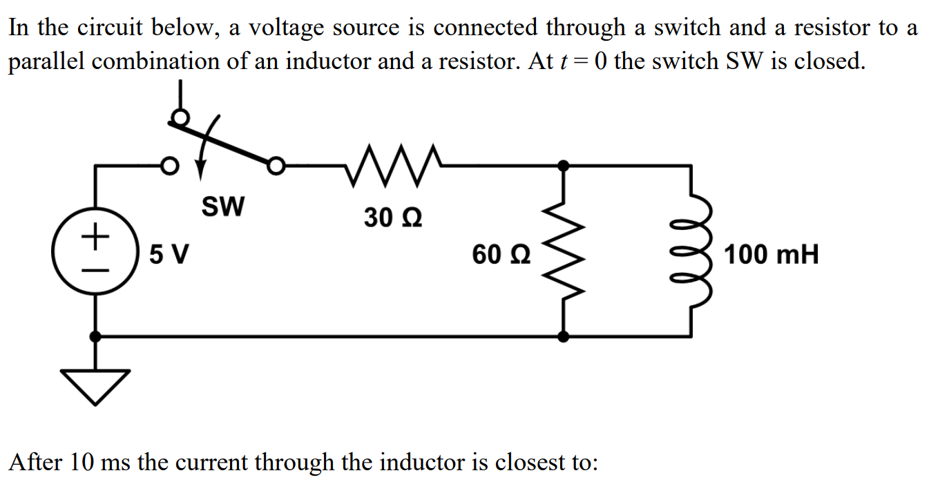 In the circuit below, a voltage source is connected | Chegg.com