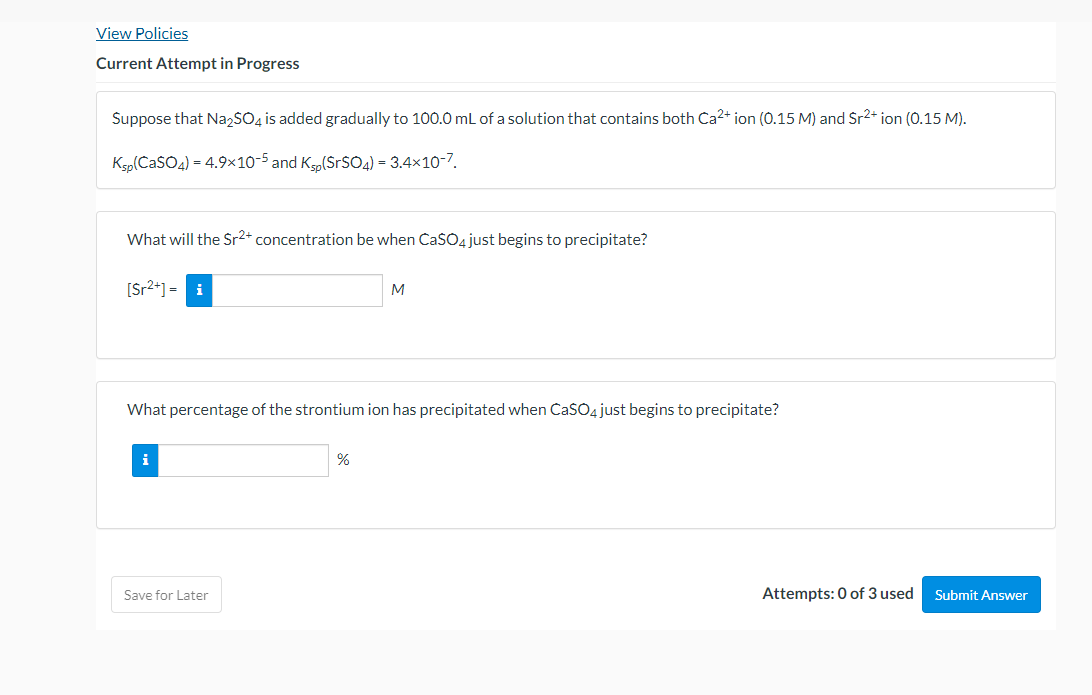 Solved View Policies Current Attempt in Progress Suppose | Chegg.com