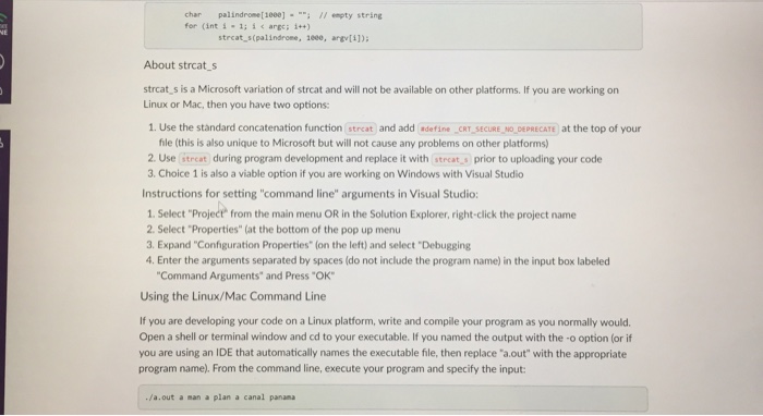 Solved A palindrome is a phrase (i.e., a string of | Chegg.com