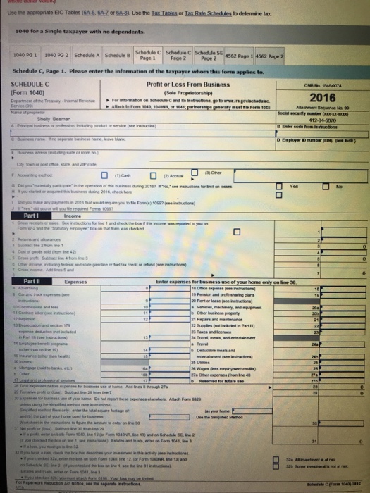 Shelly Beaman (social security number 412-34-5670) s | Chegg.com
