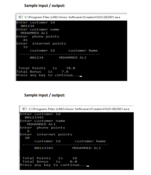 Solved Task 4: Class and Object (50 marks) Create a class | Chegg.com