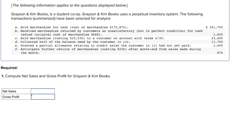 Solved [The following information applies to the questions | Chegg.com