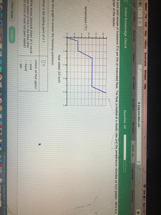 Solved o. Initial Knowledge Check of The | Chegg.com