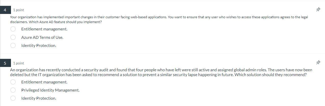 Solved disclaimers. Which Azure AD feature should you | Chegg.com Solved disclaimers. Which Azure AD feature should you | Chegg.com