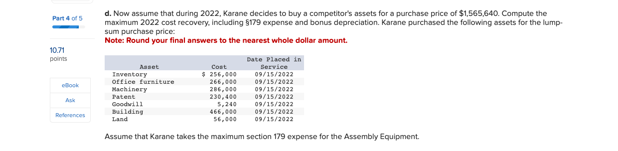 Karane Enterprises, a calendar-year manufacturer | Chegg.com