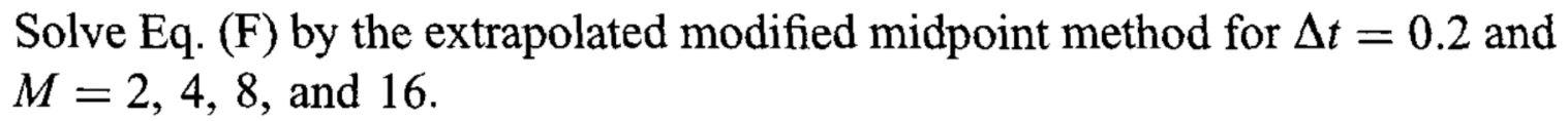Solved Solve ODE (F) by the fourth-order Runge-Kutta method. | Chegg.com